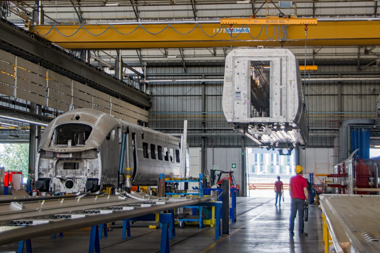 Take a look around Hitachi's Pistoia train production plant - Rail Engineer